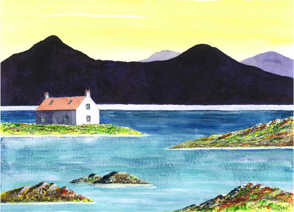 Chris Gaunt Artist - Lone Cottage